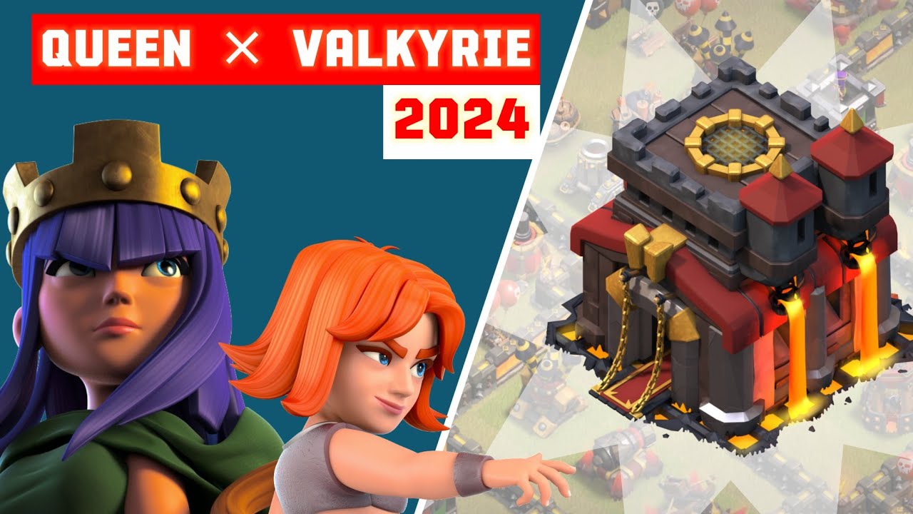VALKYRIE GACOR PARAH DI TOWN HALL 10 !! || Clash of Clans #clashofclans ...