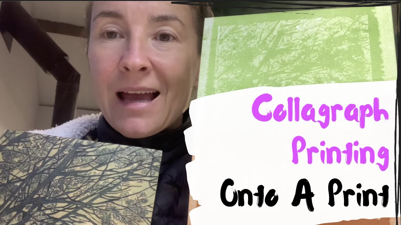 Collagraph Printing On Top Of An Old Print Run Off, (AN EXPERIMENT ...