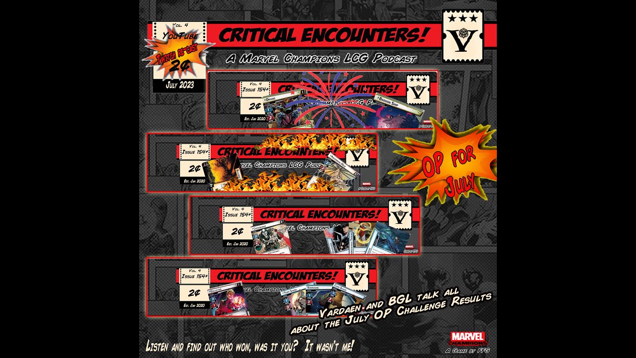 Vol 4 - Critical Challenge - OP July Recap and Prize Giveaway - YouTube