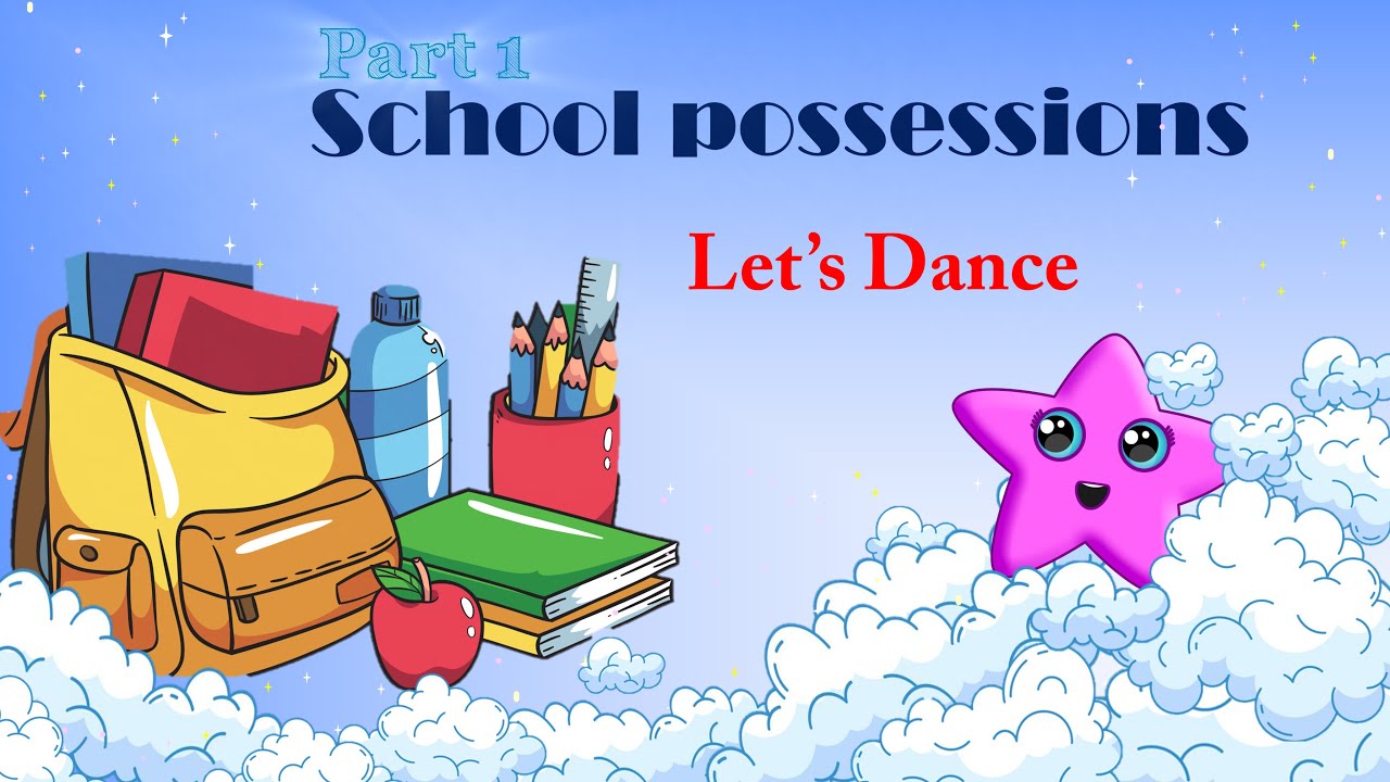 School Possessions(1) Vocabulary for Kids | Learn English with Little ...