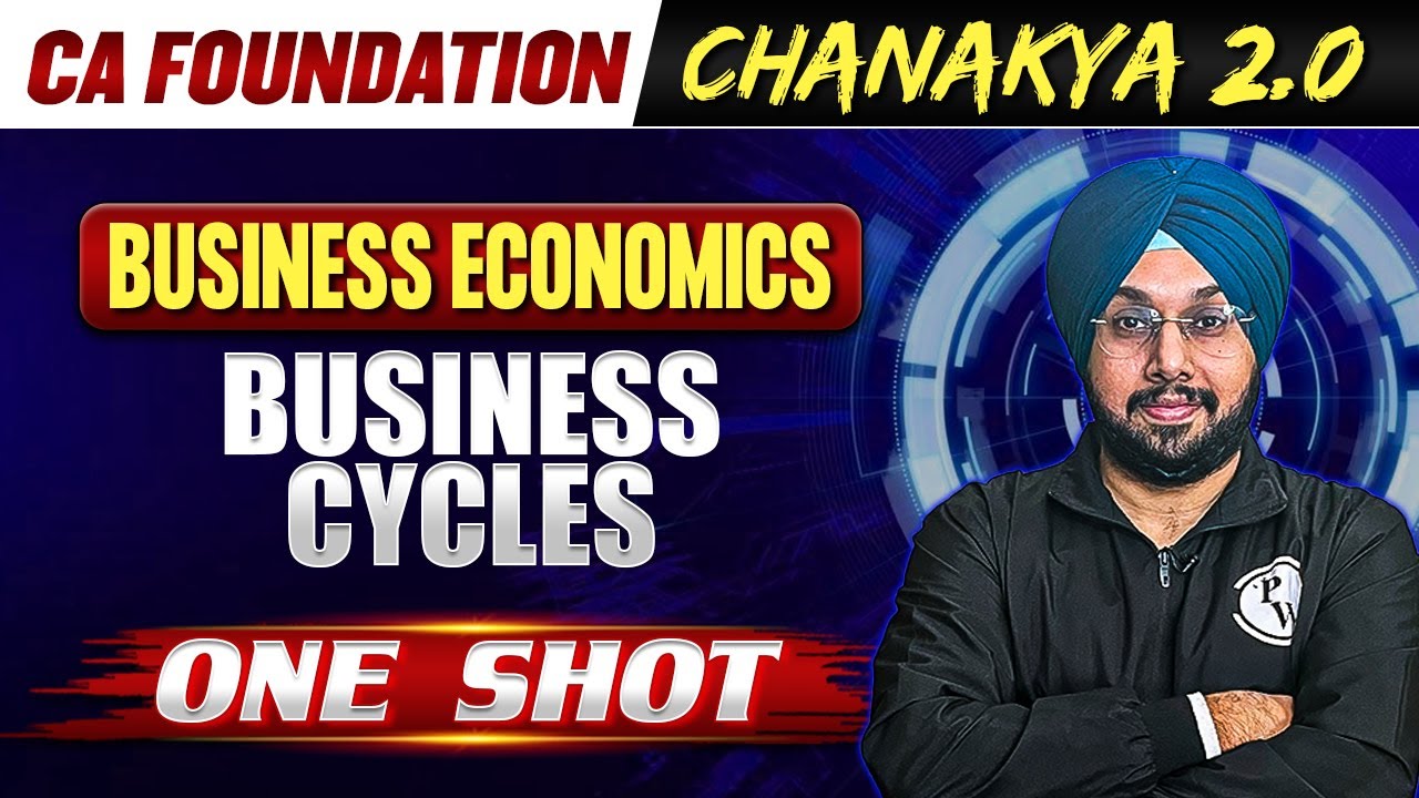 Business Economics: Business Cycles | CA Foundation Chanakya 2.0 Batch ...