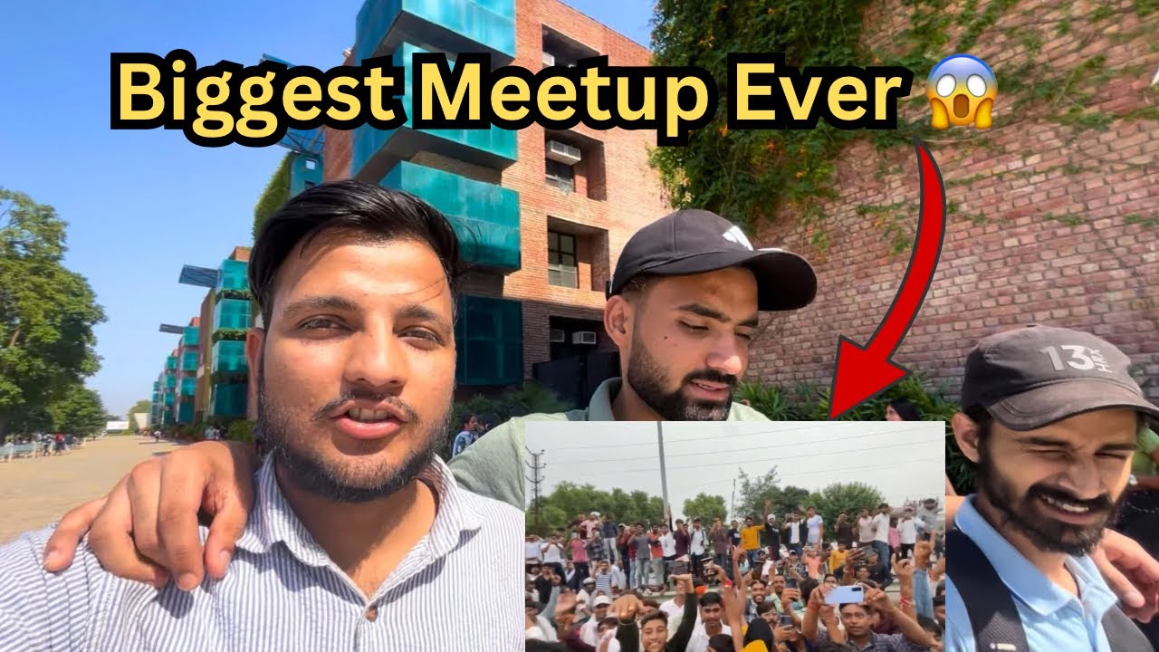 Biggest College Meetup Ever of All Time 😱🔥 #lpu - YouTube