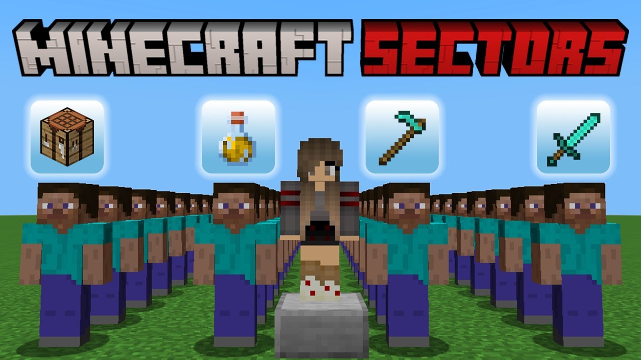 Minecraft but there are SECTORS - YouTube
