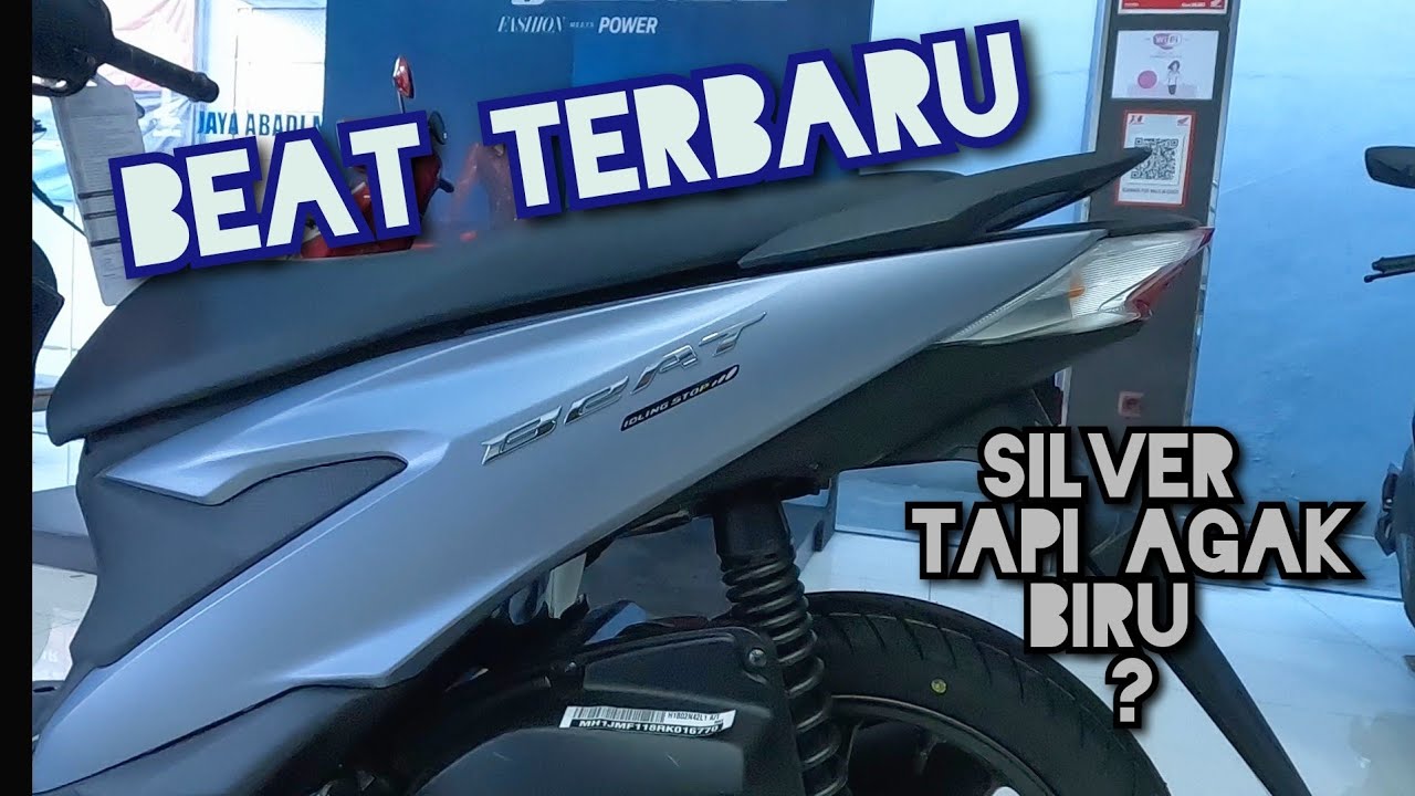 HONDA BEAT TERBARU | BeAT DELUXE MATTE SILVER 2024 ‼️ - YouTube