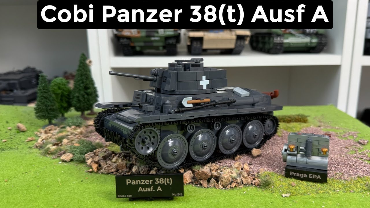 Cobi Panzer 38t Ausf A Limited Edition set - YouTube