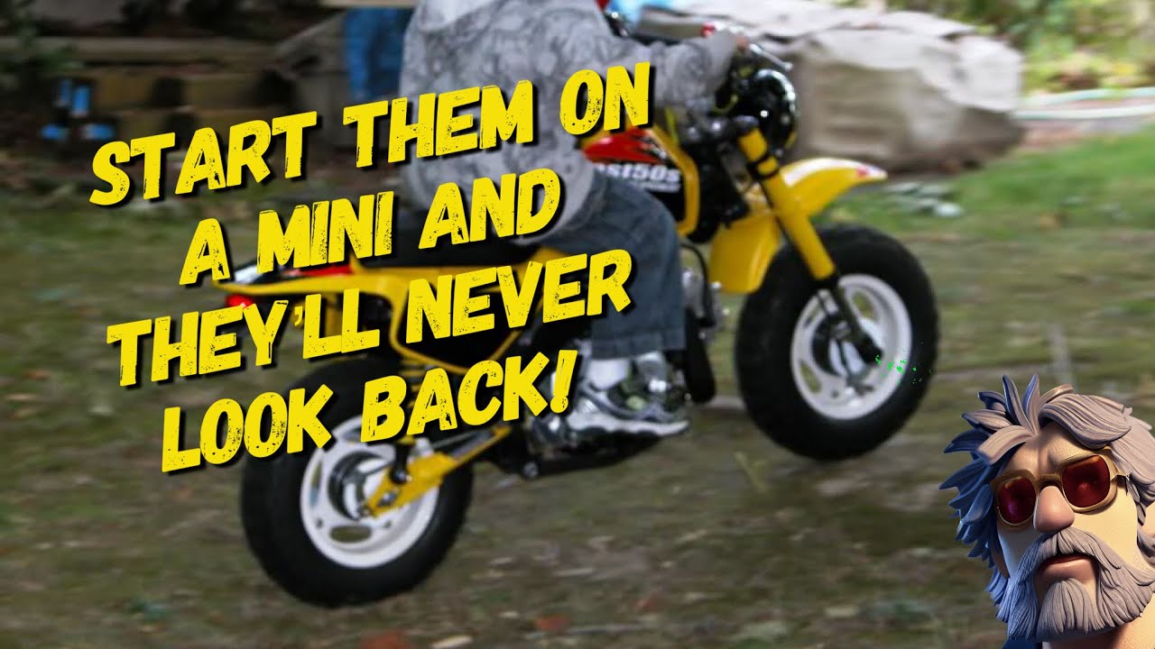 Mini Bike Madness Rules! Start Kids Out Young! - YouTube
