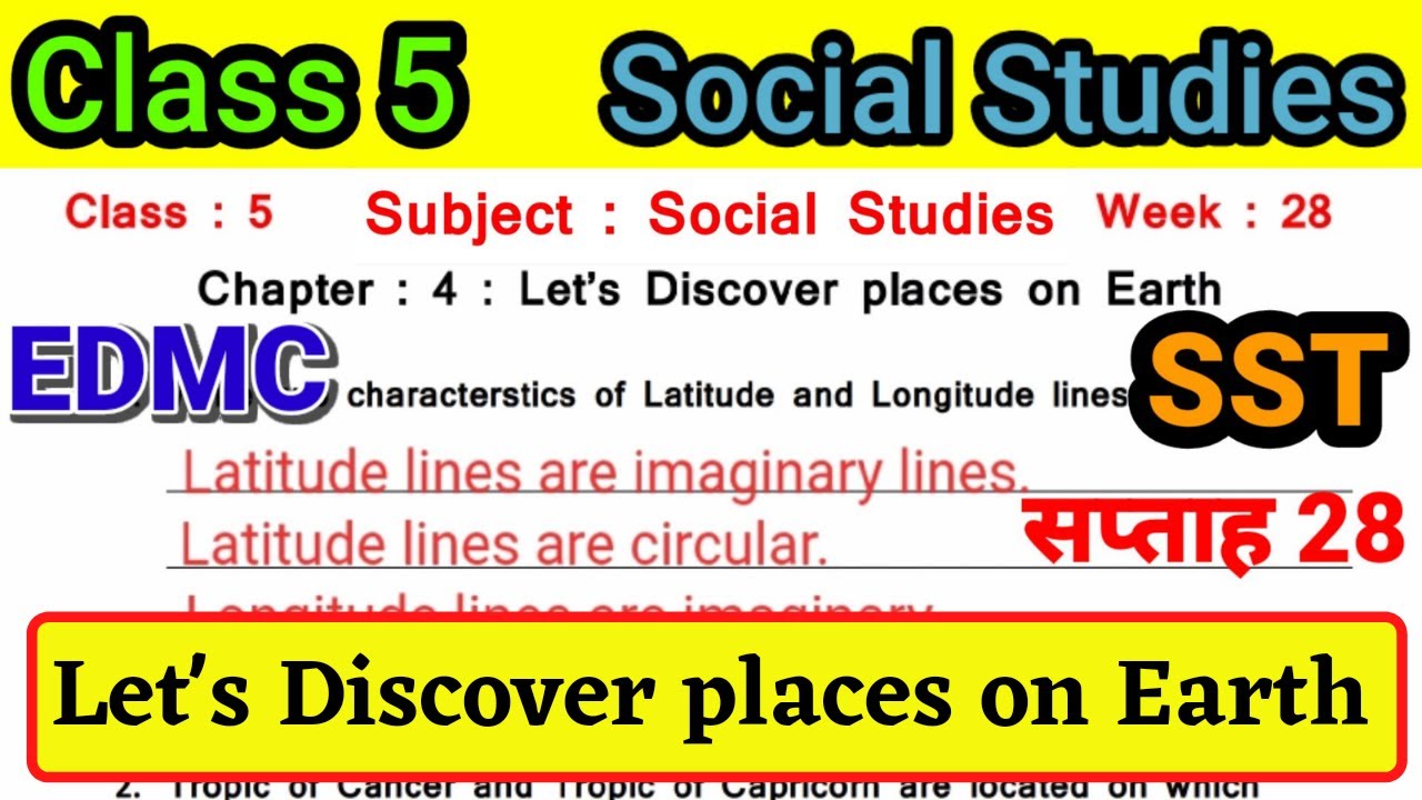 EDMC Class 5 SST Week 28 Worksheet 28 | 5th Class SST worksheet 28 ...