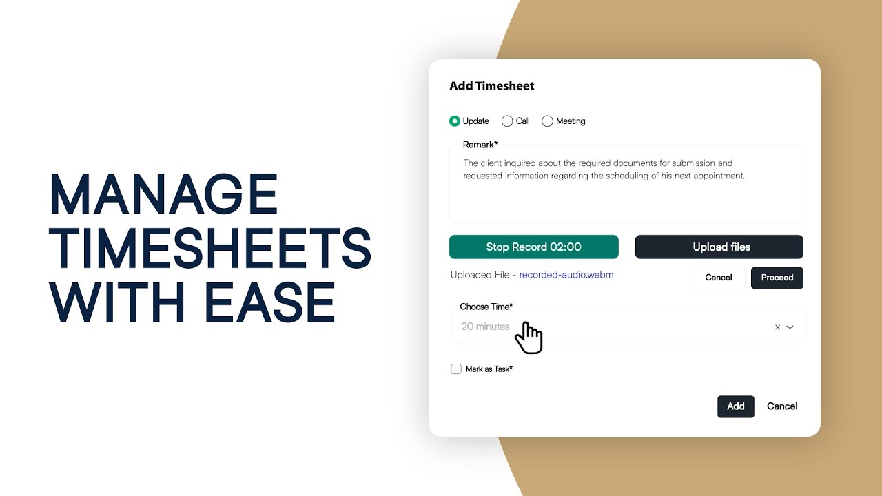 Introducing the Future of Efficiency: Voice Recording in Timesheet ...