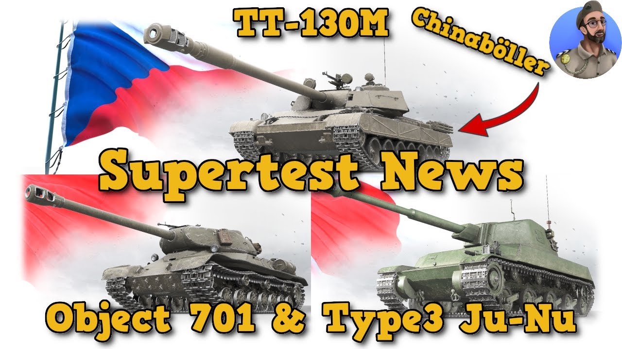 Supertest News - TT-130M mit Chinaböller - Object 701 - Type3 Ju-Nu ...