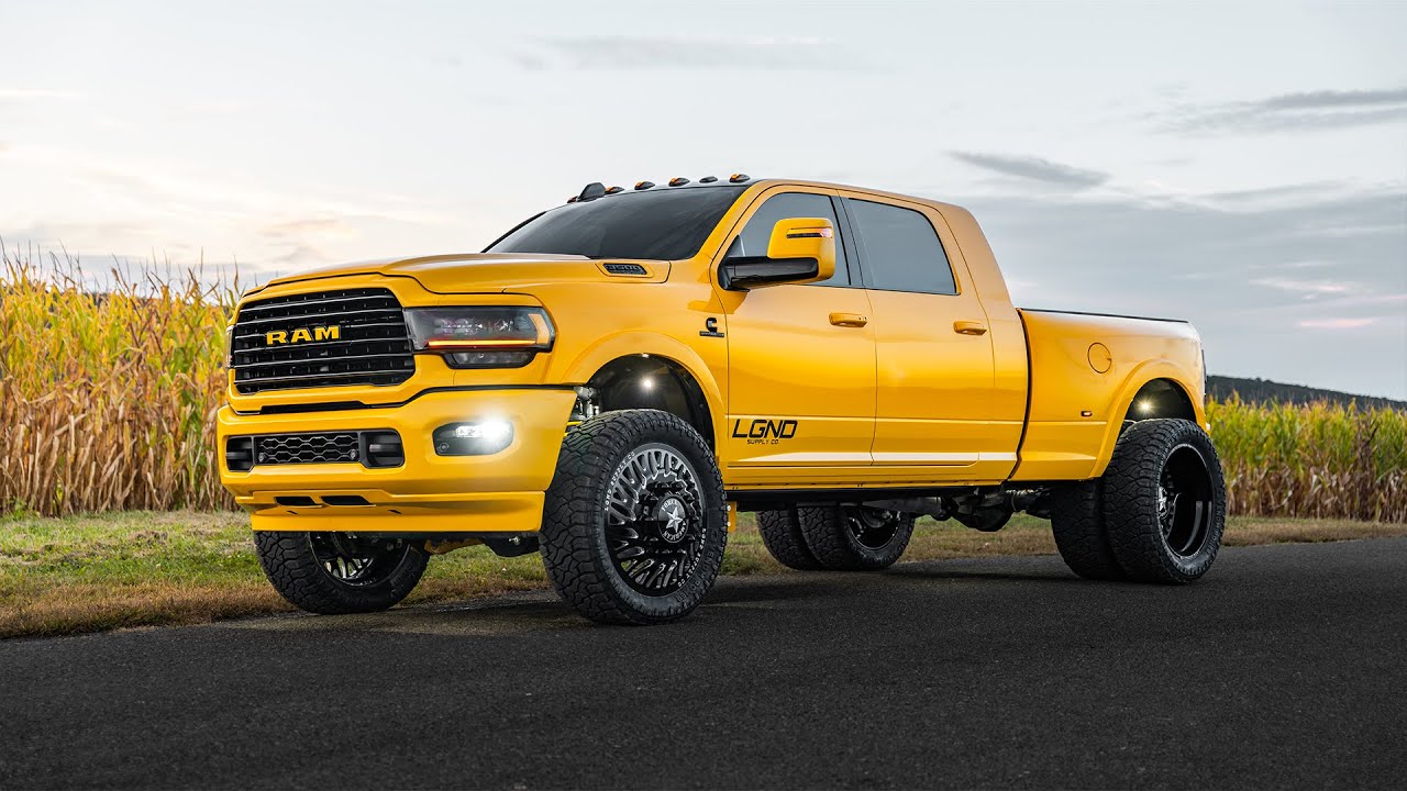 We built a Real Life TONKA TRUCK! 2023 Ram 3500 Cummins Dually - YouTube