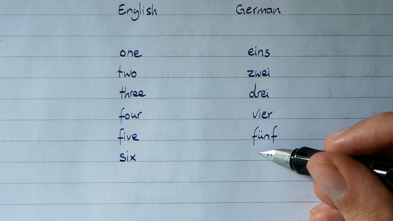 Learn how to Count 1-10 in German [ASMR] - YouTube