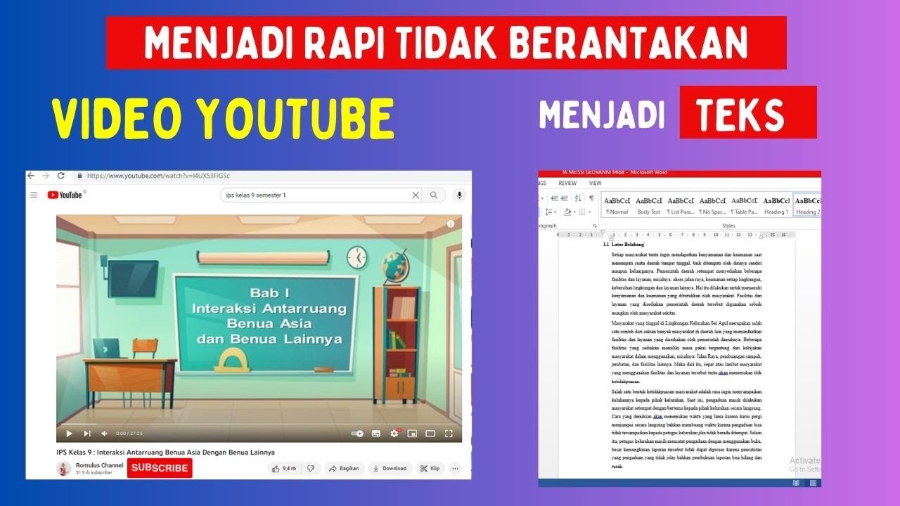 Cara mudah Merangkum Video Menjadi Teks dengan Desgrabador dengan Cepat ...