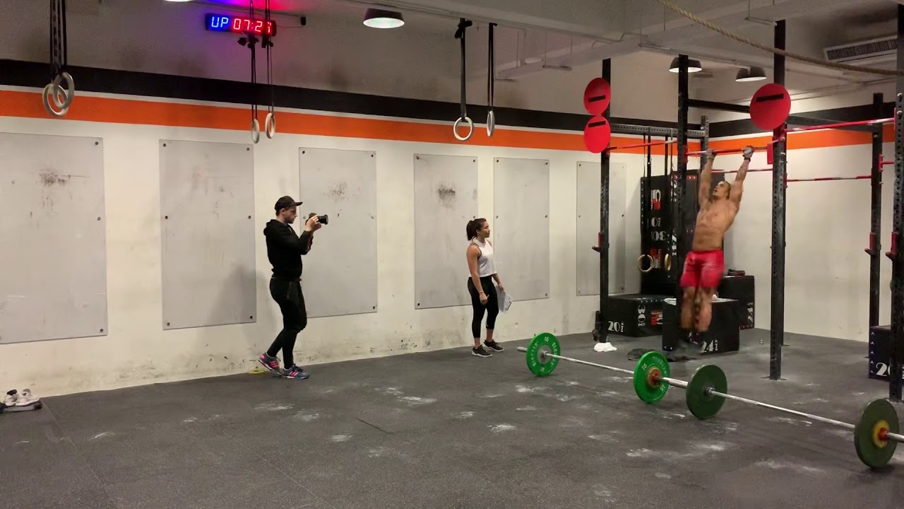 CrossFit Open 19.4 1st attempt - YouTube