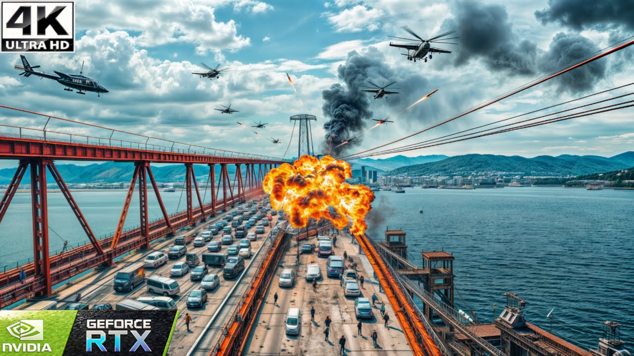 Bridge COLLAPSES in Call of Duty! Brutal Kills (PC) ULTRA Realistic ...