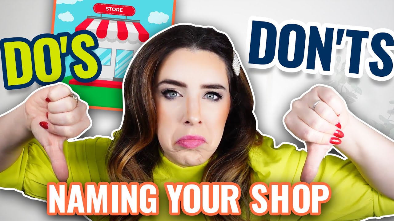 What should you name your Digital Product Shop? - YouTube
