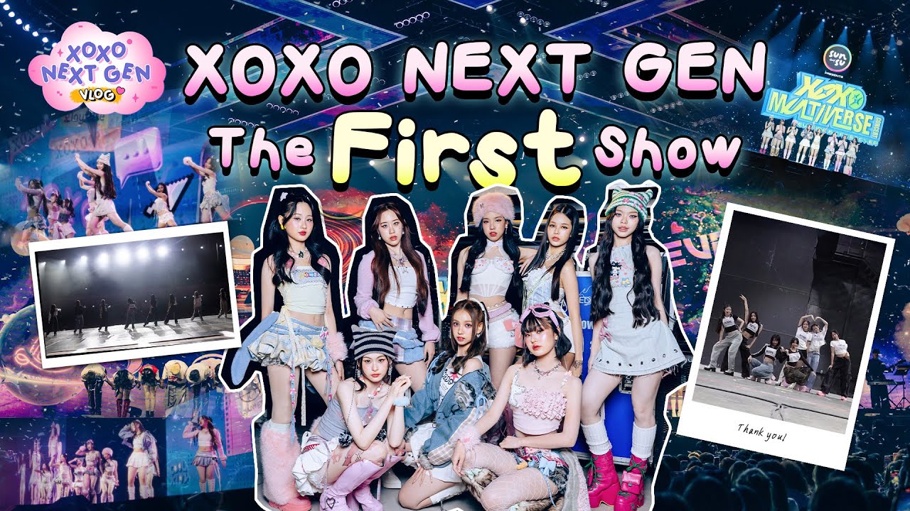 XOXO NEXT GEN VLOG | The First Show ☄️ XOXO MULTIVERSE CONCERT - YouTube