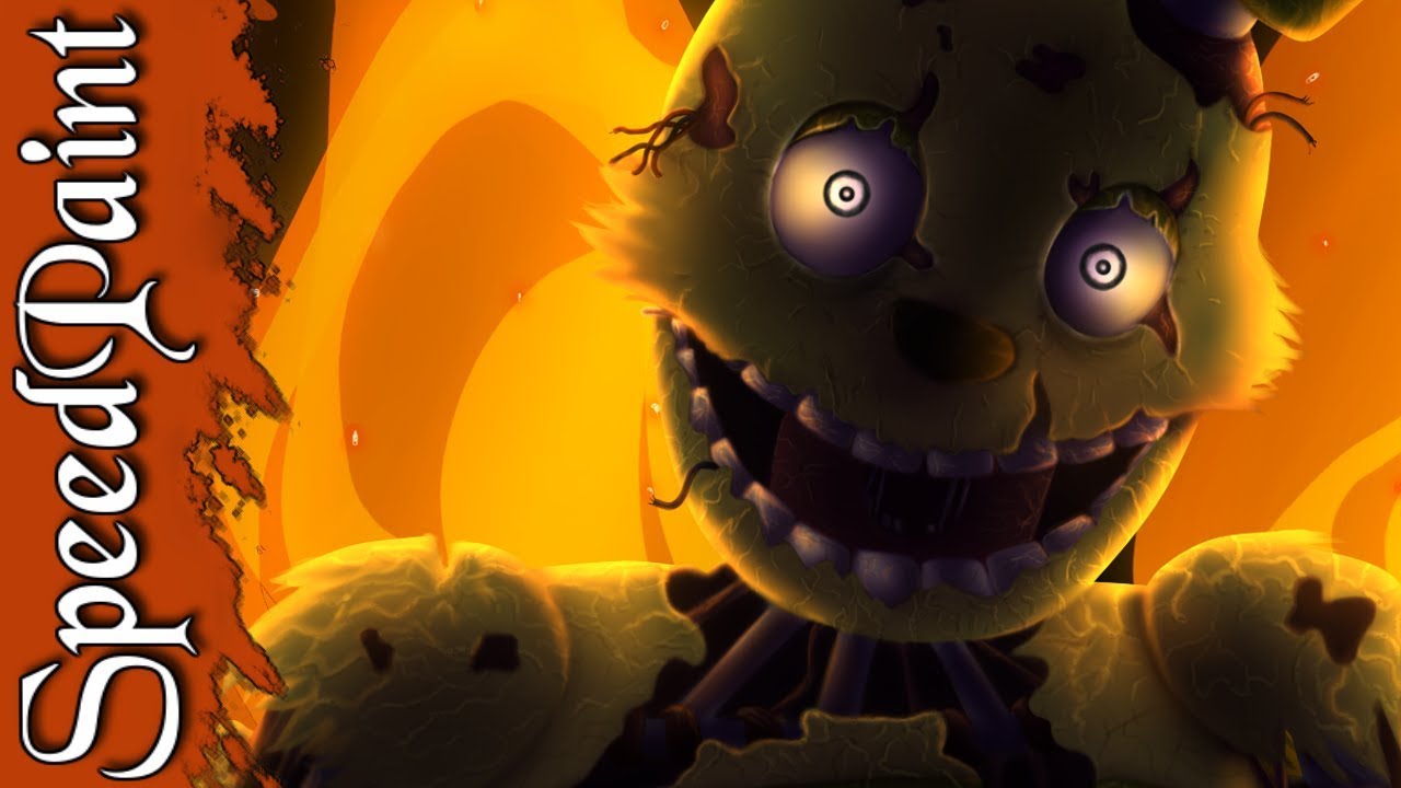 [SPEEDPAINT] Springtrap (FNAF FanArt) - YouTube