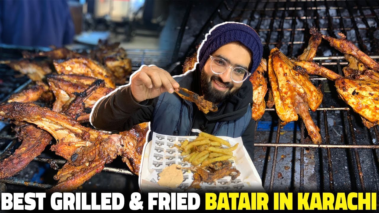 Best Grilled Batair In karachi | Winter Speical Fried Batair in karachi ...