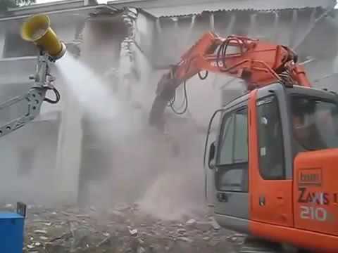 WLP Demolition Dust Suppression System -Demolition - YouTube