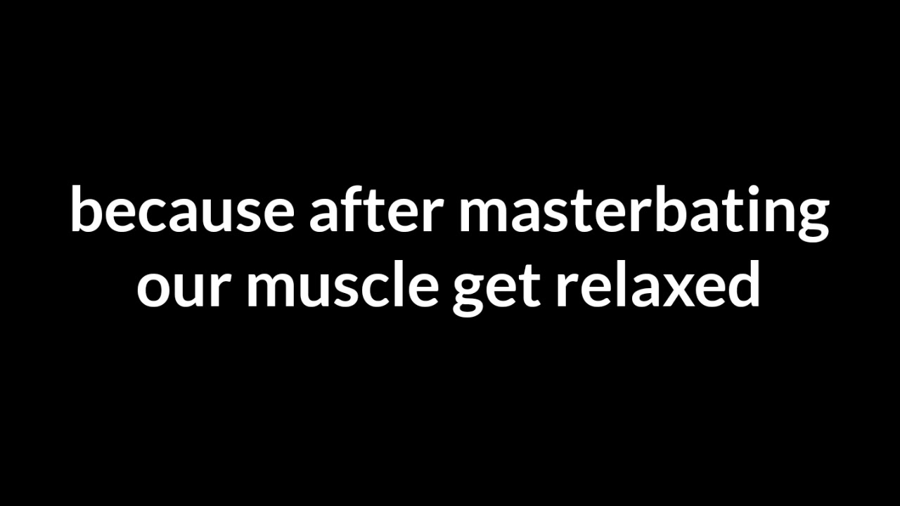 Does masterbating affect us - YouTube