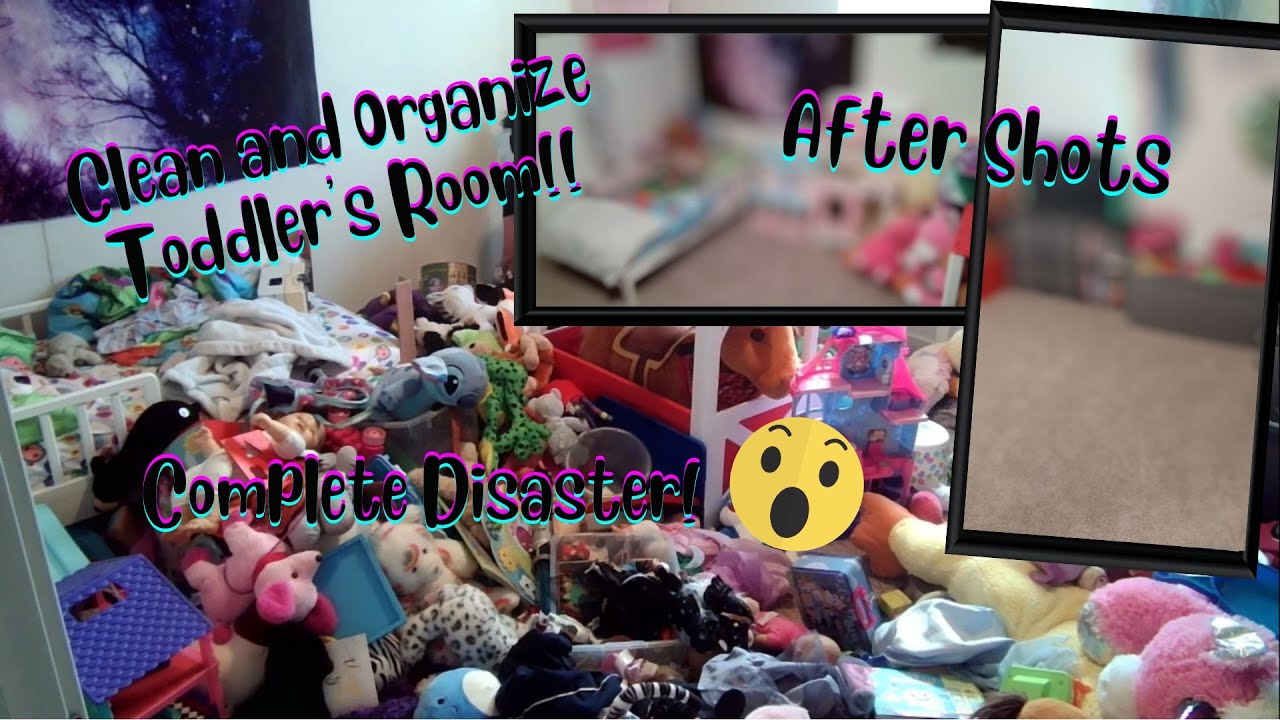 Clean With Me / Organize Daughter's Room! / Huge Mess! - YouTube