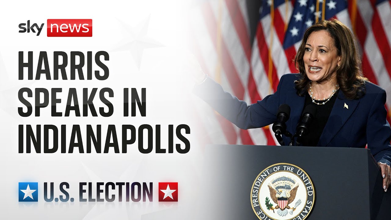 Kamala Harris delivers keynote speech in Indianapolis - YouTube