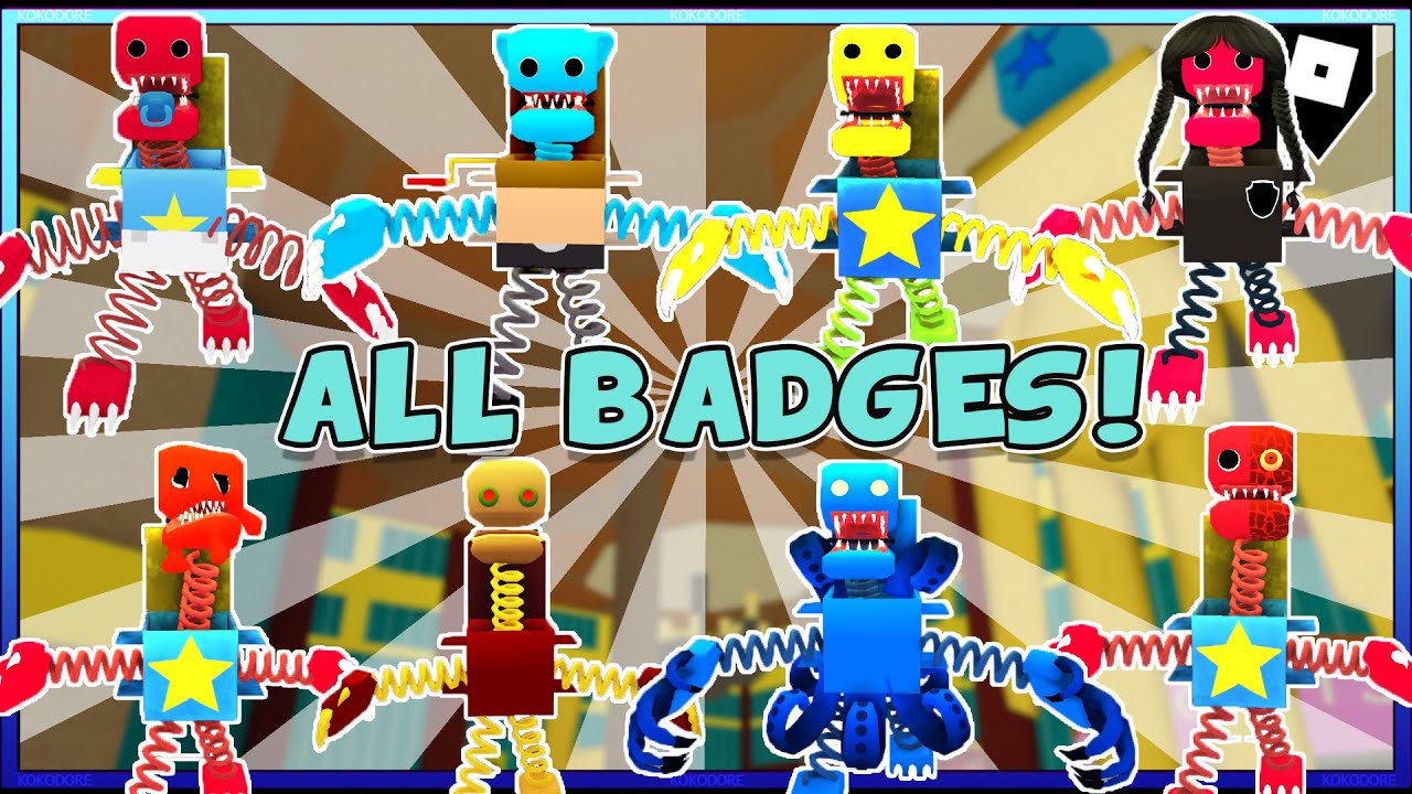 HOW TO FIND ALL 50 BADGES in Boxy Boo Morphs | ROBLOX - YouTube