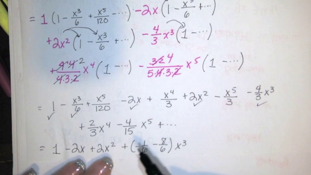 89. Power Series - Part 7 - Multiplying Power Series - YouTube