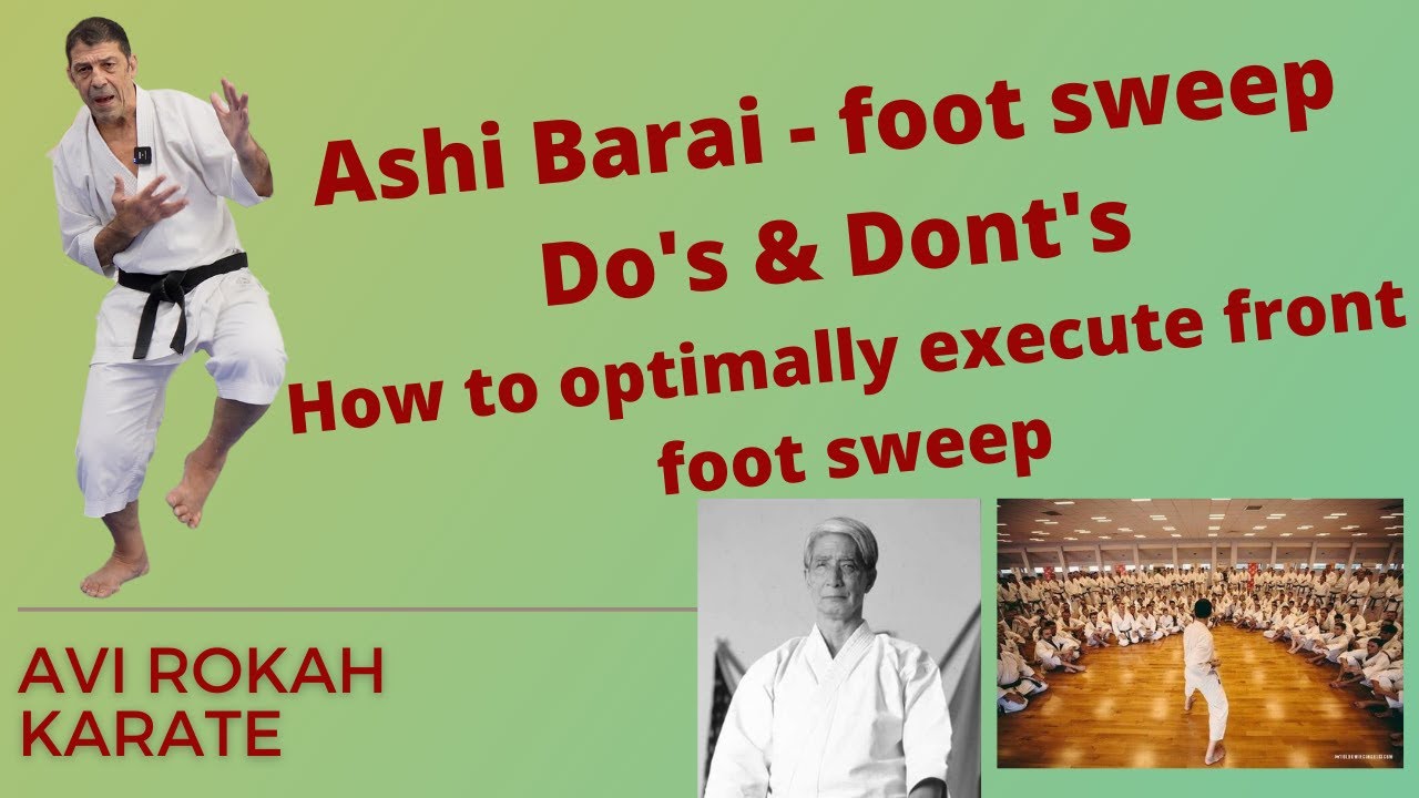 Ashi Barai - foot sweep - YouTube