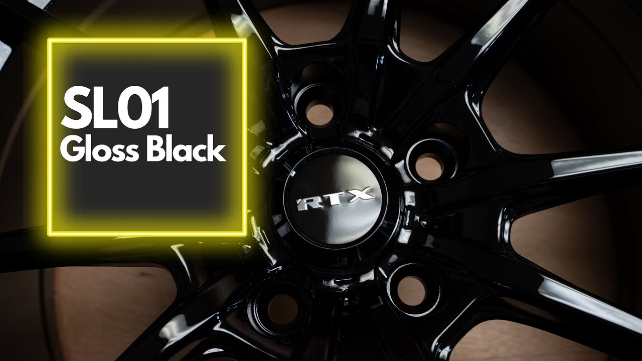 SL01 Gloss Black From RTX Wheels - YouTube
