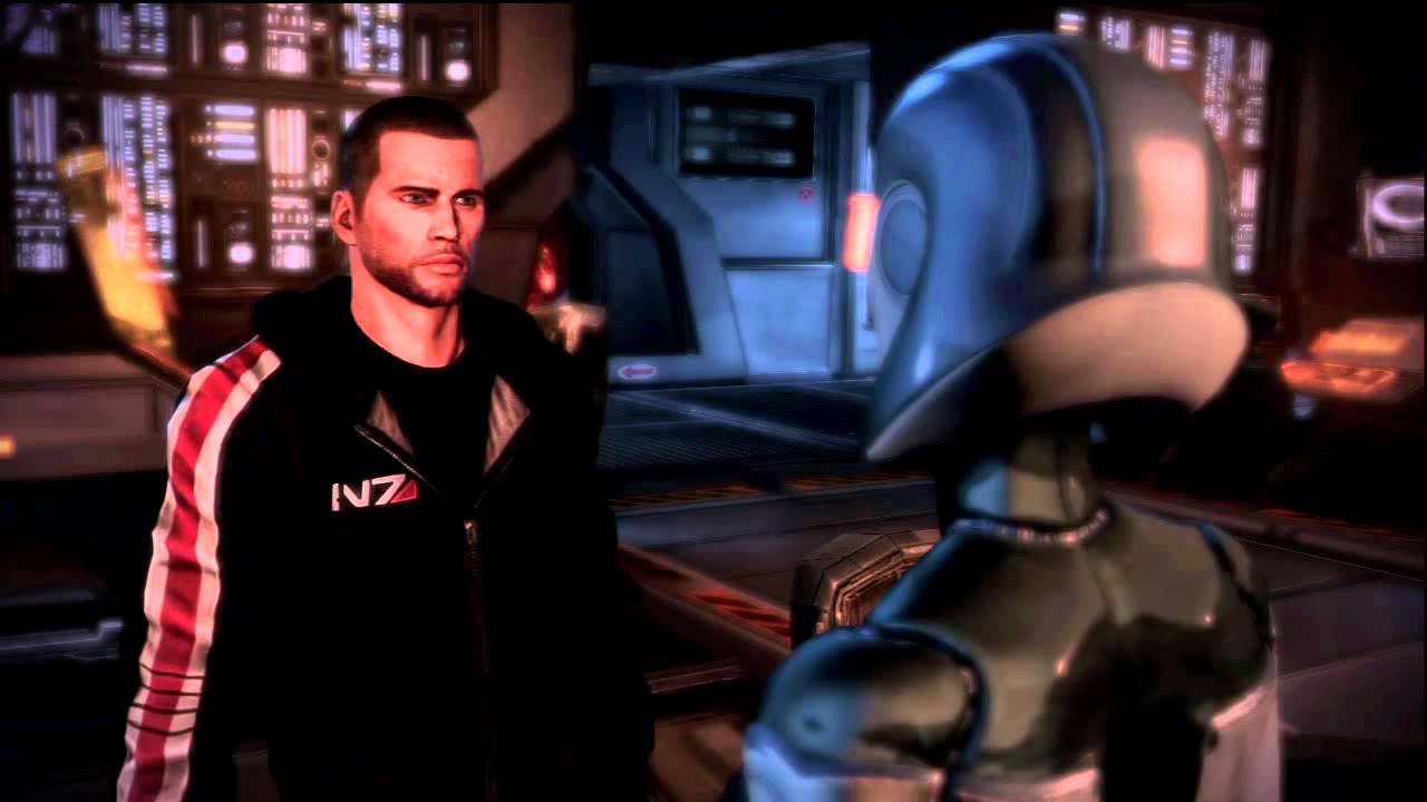 Mass Effect 3 - EDI gets a new body (and boobs!) - YouTube