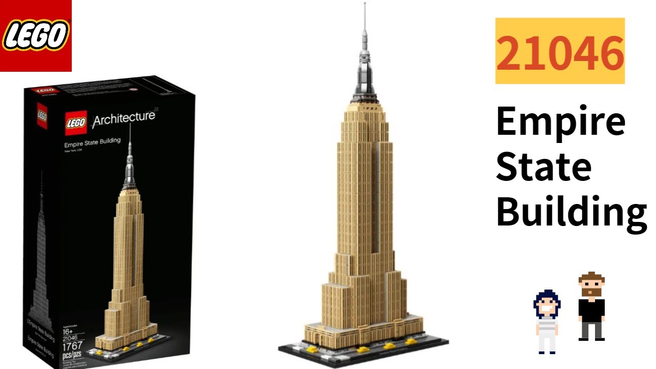 [LEGO] 레고 21046 Empire State Building 엠파이어 스테이트 빌딩조립 - YouTube