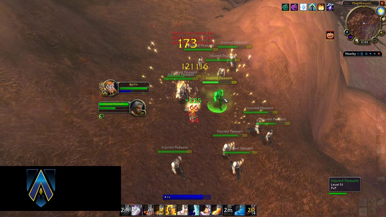 1.13 Priest Benediction Quest, Classic Wow Gandling Realm - YouTube