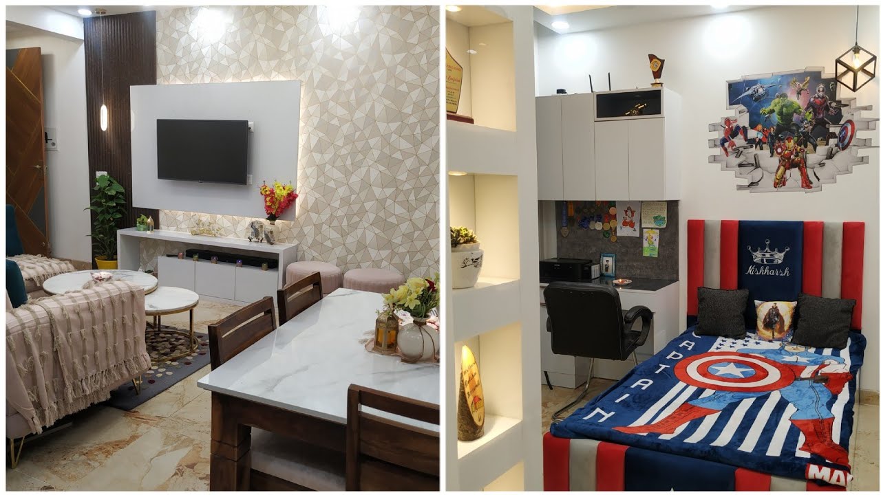 Most Awaited Video देखना न भूलें😍 My Home Tour 🏡🧿3 BHK Flat Interior 💒 ...