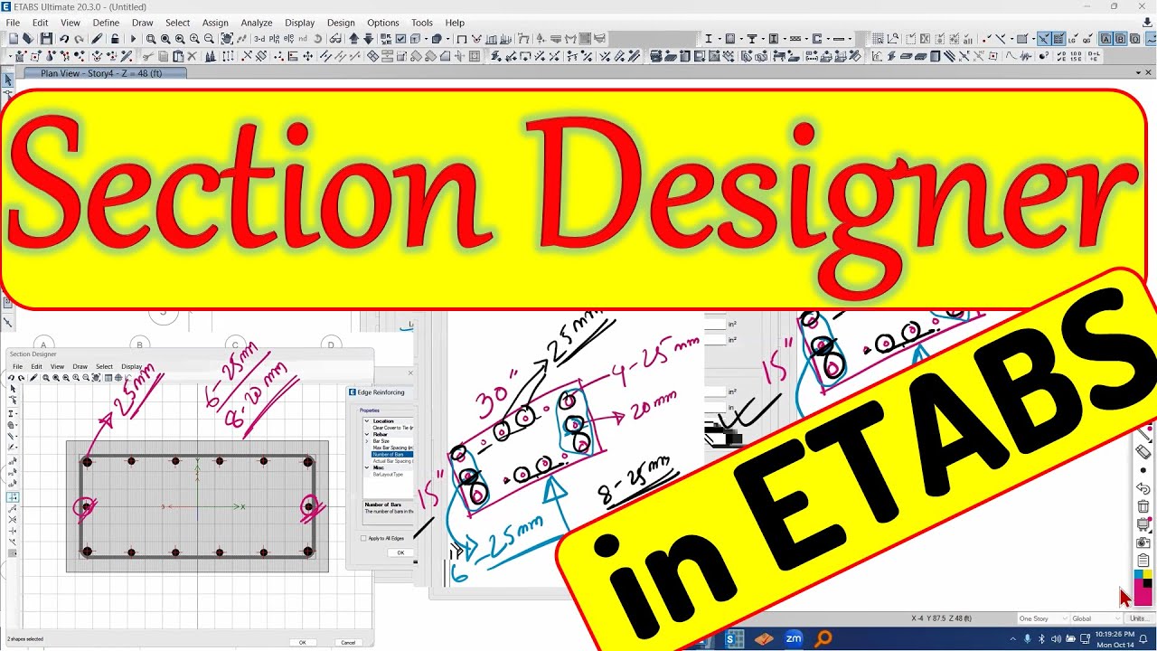 Section Designer in ETABS || SD Section - Part-2 - YouTube