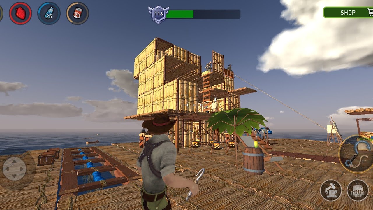 RAFT SURVIVAL OCEAN NOMAD | RANGER SURVIVAL ON A RAFT IN MULTIPLAYER ...