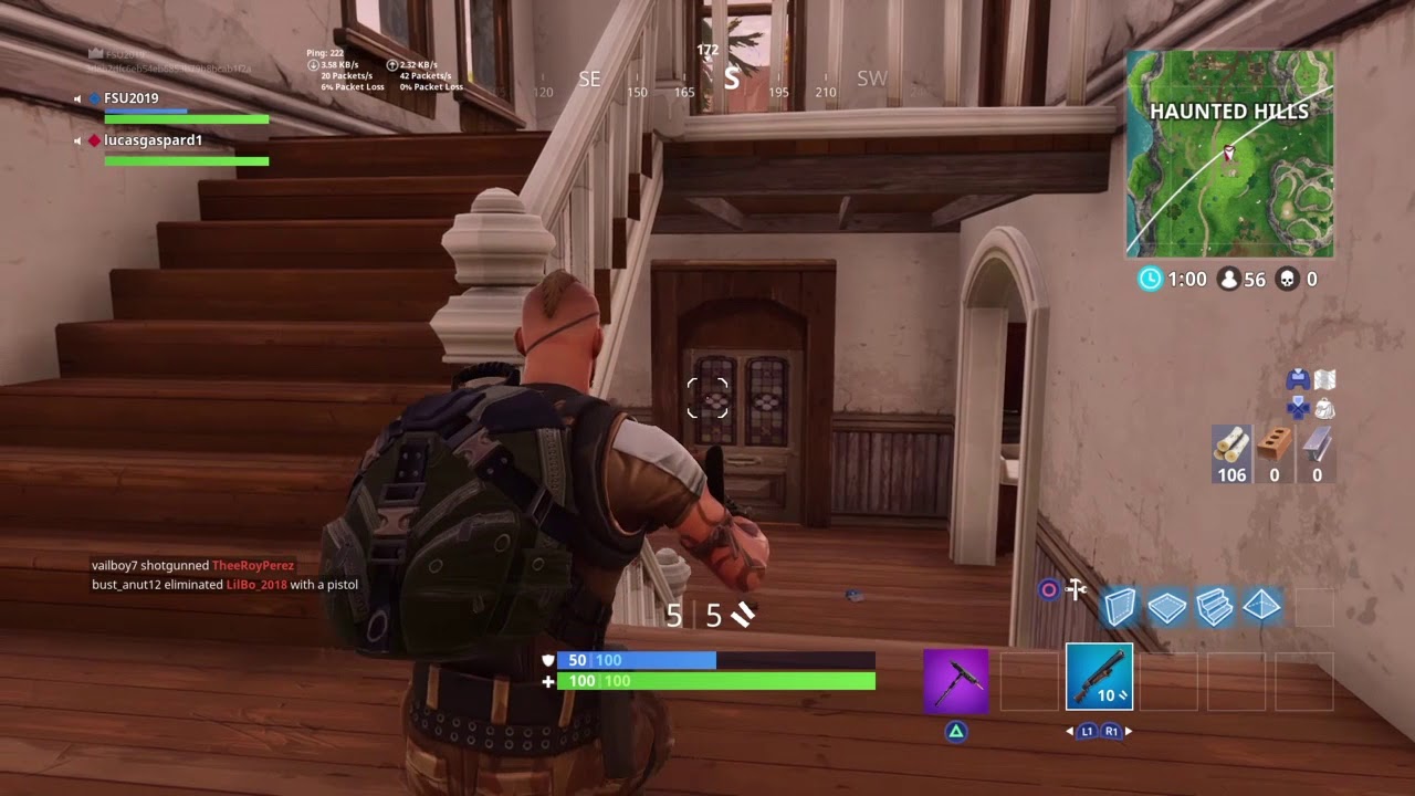 Fortnite- Hiding Behind TVs and In The Roof - YouTube