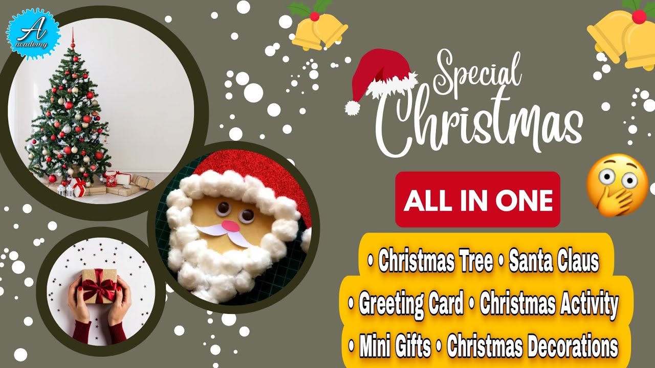 All In One - Christmas Tree/Santa Claus/Greeting Card/Christmas ...