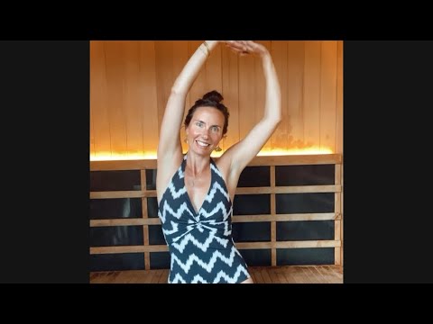 Sauna stretch + soften sequence : yoga for deep relaxation - YouTube