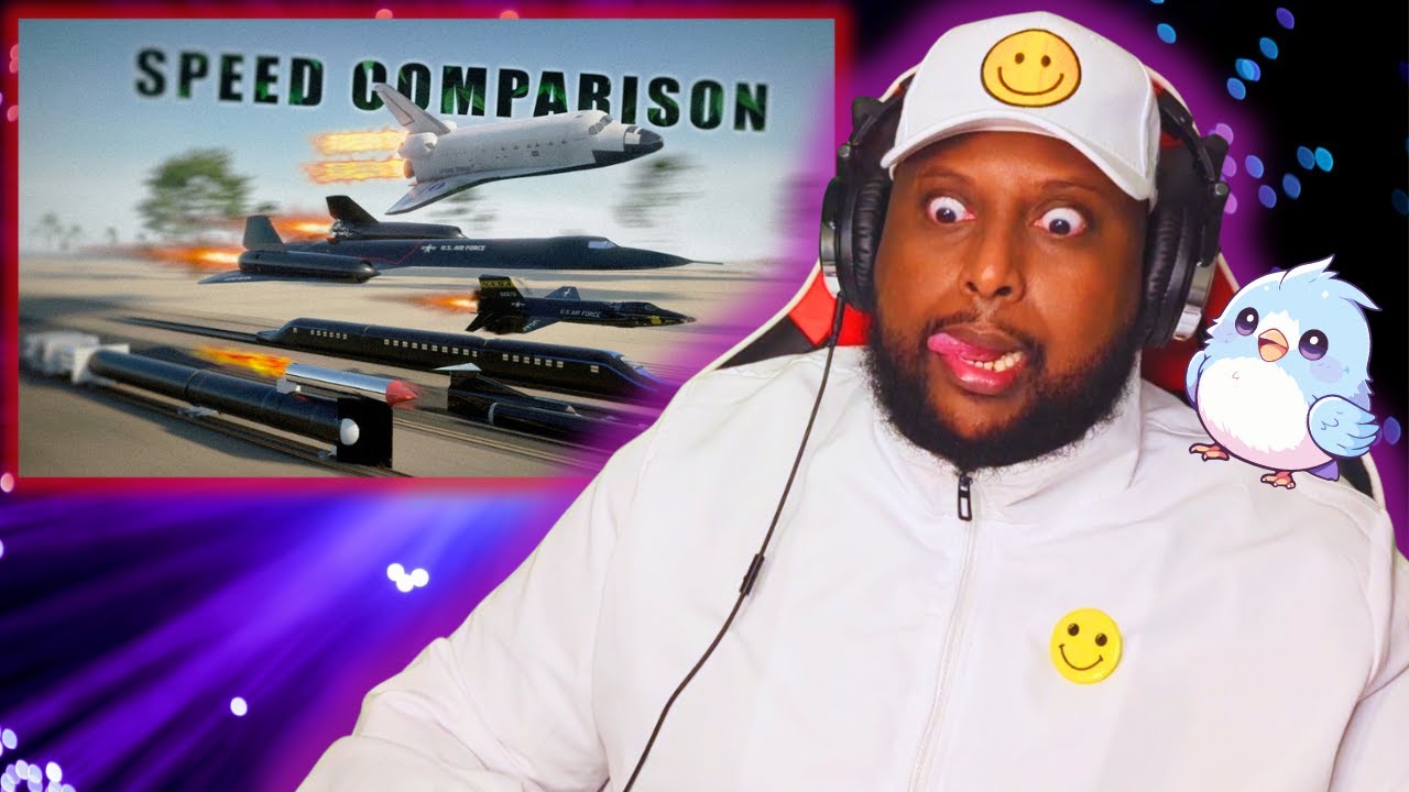 SPEED COMPARISON 3D | Fastest Man Made Objects (REACTION ...