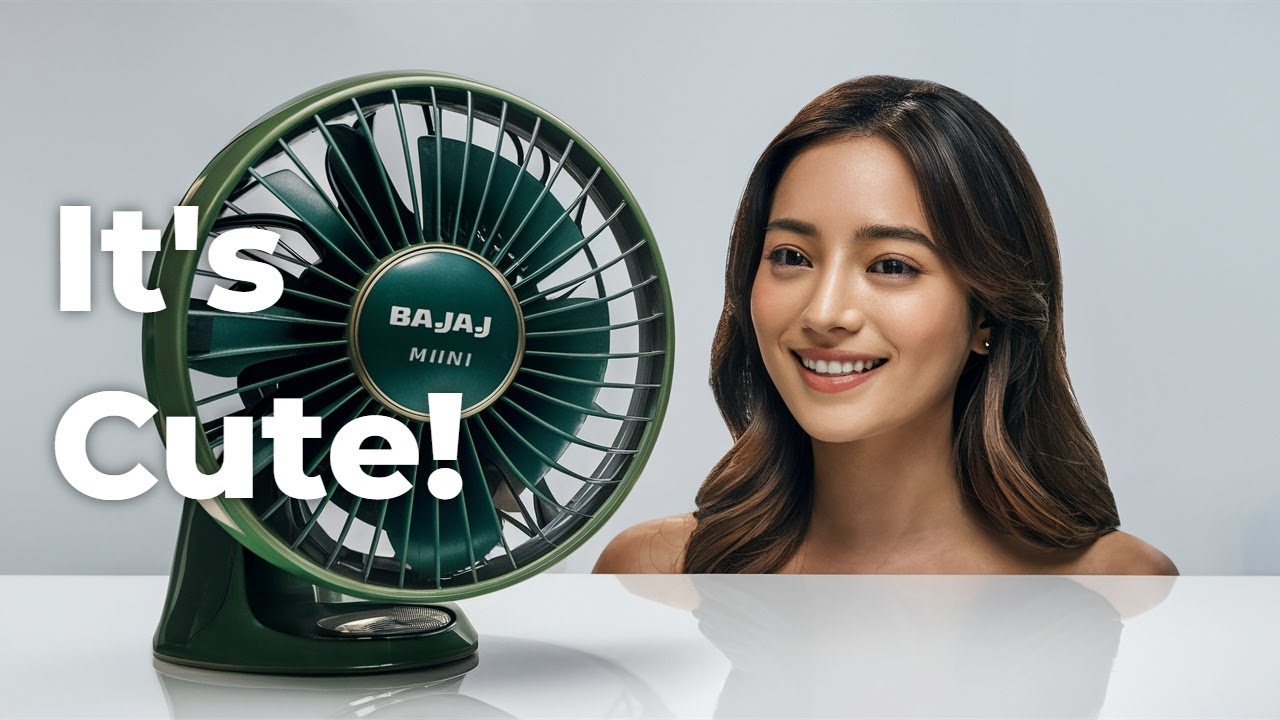 Bajaj Pygmy Mini Fan Review: The CUTEST Fan EVER? - YouTube