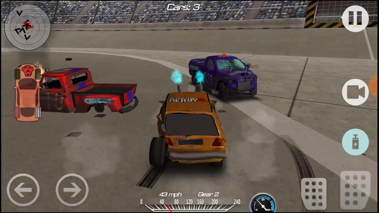 Demolition Derby 2 Circuit - Part 1 Demolition Mode - YouTube