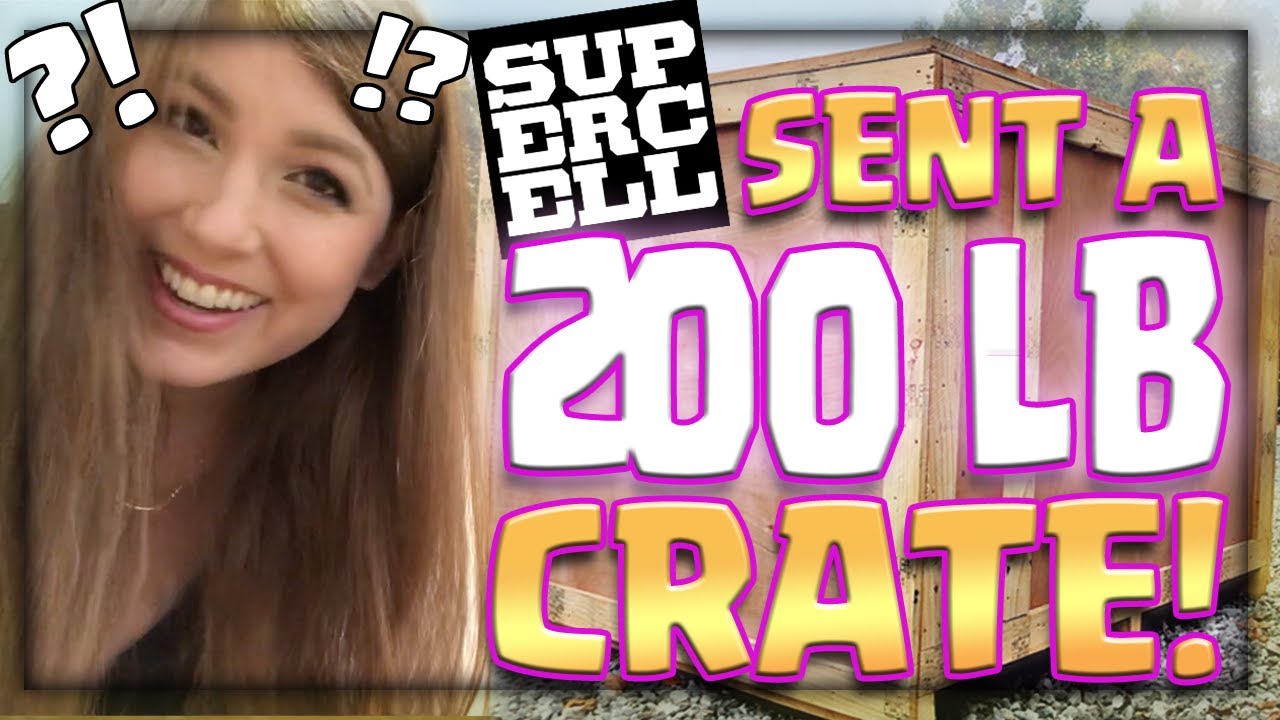 SUPERCELL Sent Me a 200 LB CRATE!!! Check Out the RARE BRAWL STARS ...