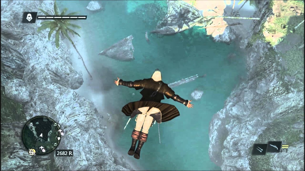 Assassin's creed black flag highest dive - YouTube