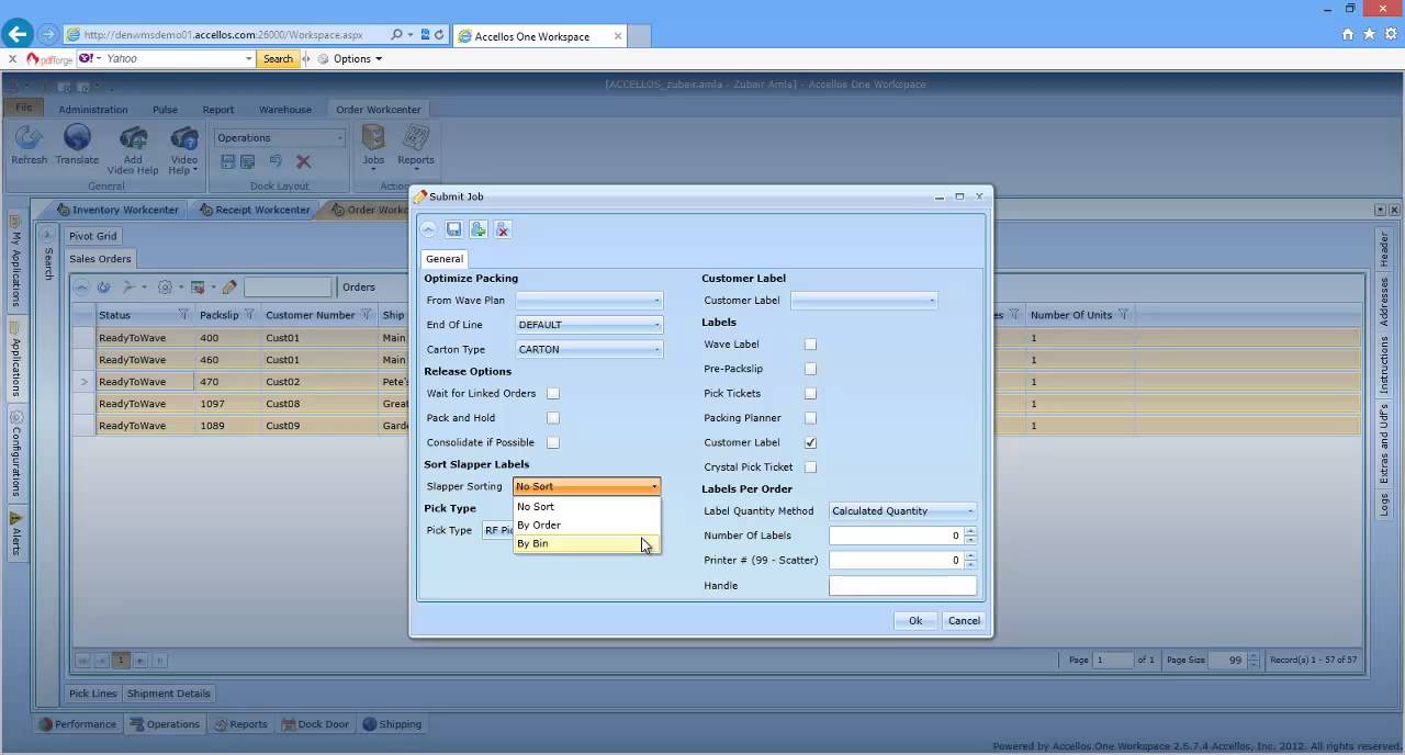 AccellosOne WMS Demo 6: Waving - YouTube