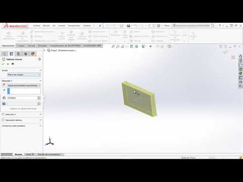 SolidWorks Clase 2 1 Operación Extruir - YouTube