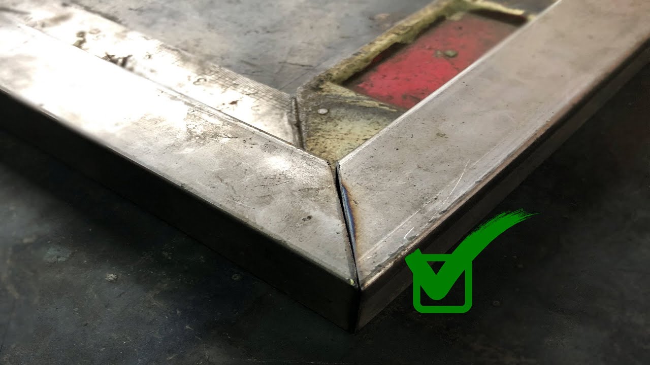 SW - ( 1 ) THIN SQUARE TUBE WELDING TUTORIAL FROM BEGINNING TO FINISH ...