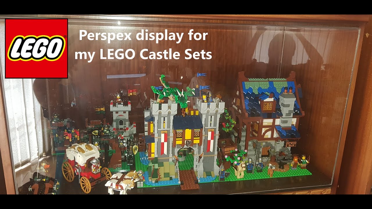 Perspex Display for my LEGO Castle Sets - YouTube