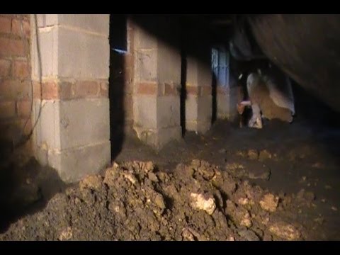 How To Clean Foundation Footer Pipe - Waterproofing - YouTube