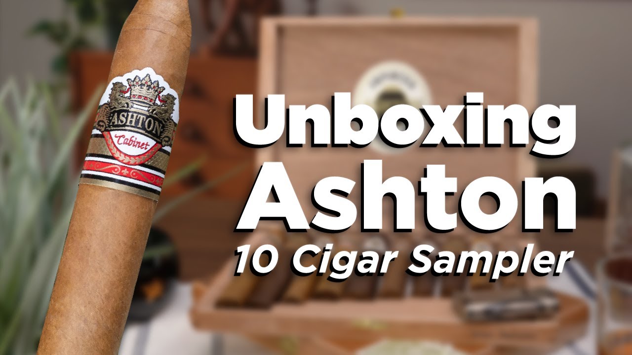 Unboxing the Ashton 10 Cigar Sampler - YouTube